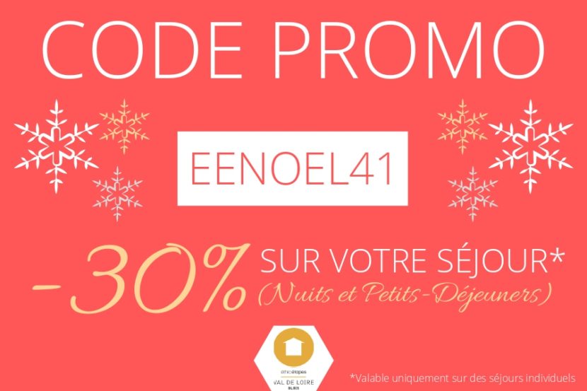 CODE PROMO : "EENOEL41" - Éthic Etapes Blois
